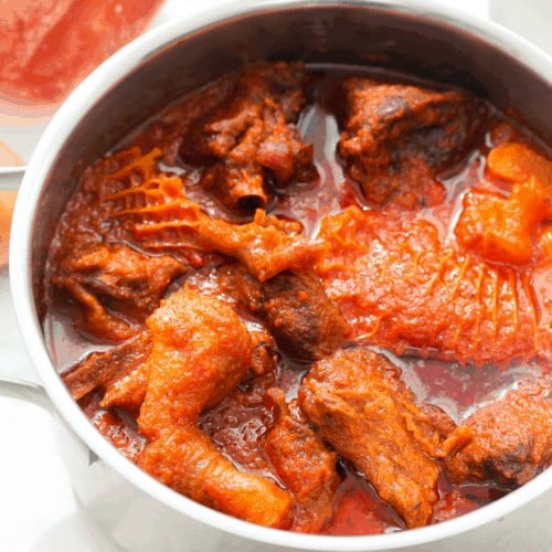 Efo Riro Nigerian Spinach Stew - Sims Home Kitchen