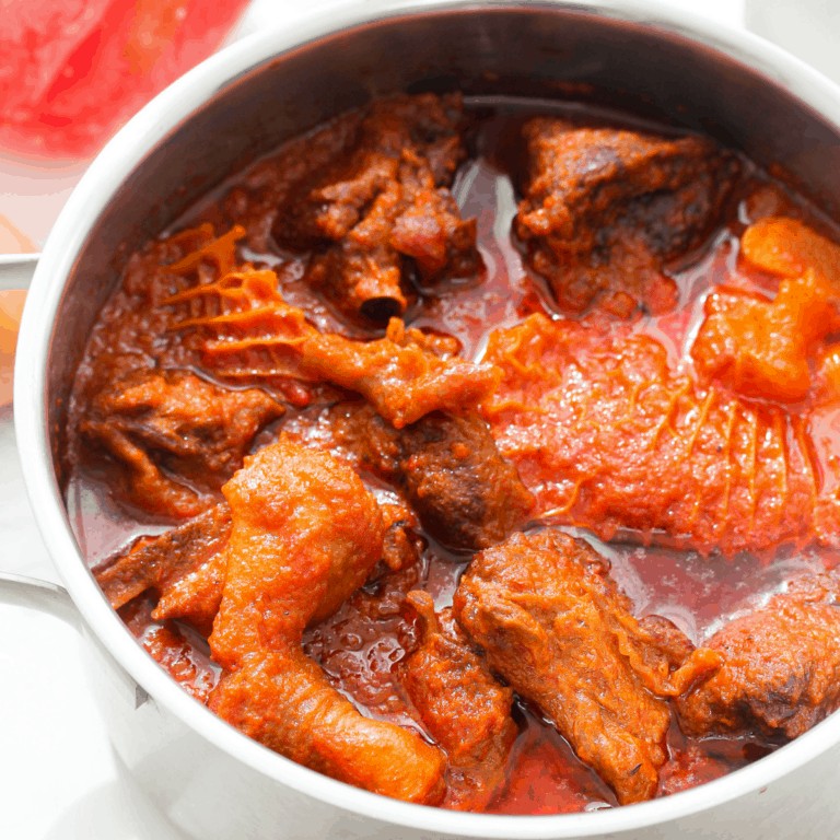 Efo Riro Nigerian Spinach Stew - Sims Home Kitchen