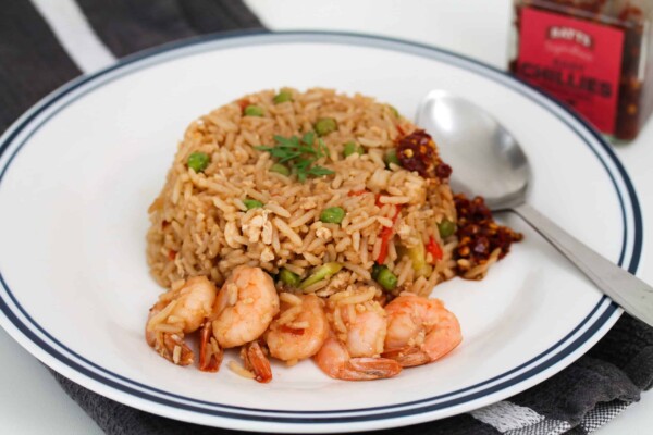 Simple Prawn Fried Rice Recipe - Sims Home Kitchen