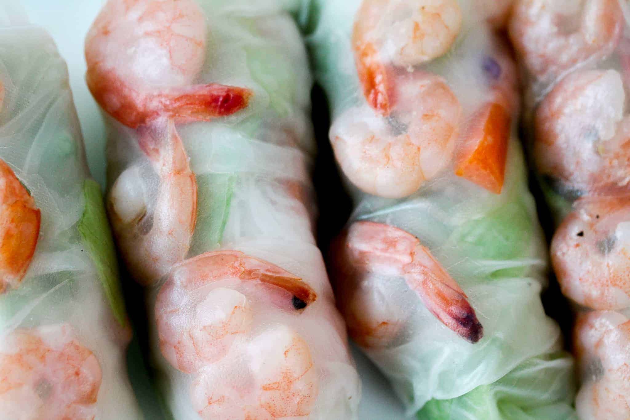 Vietnamese Shrimp Rice Paper Rolls - Sims Home Kitchen