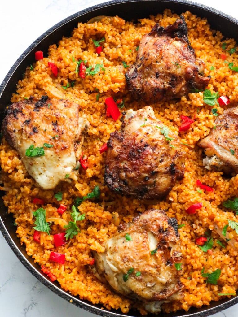 Chicken and Tomato Bulgur Wheat - Sims Home Kitchen
