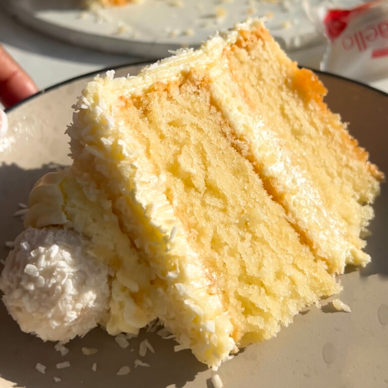 Coconut Raffaello Cake - Sims Home Kitchen