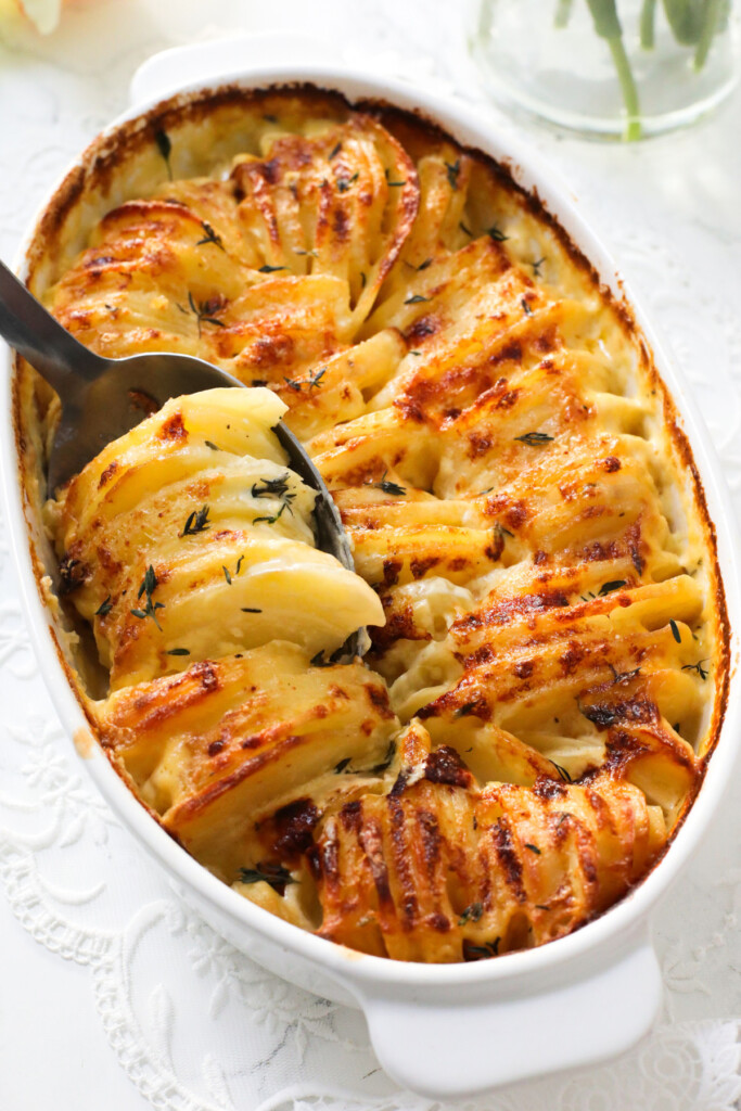 Dauphinoise Potatoes with Cheese - Sims Home Kitchen