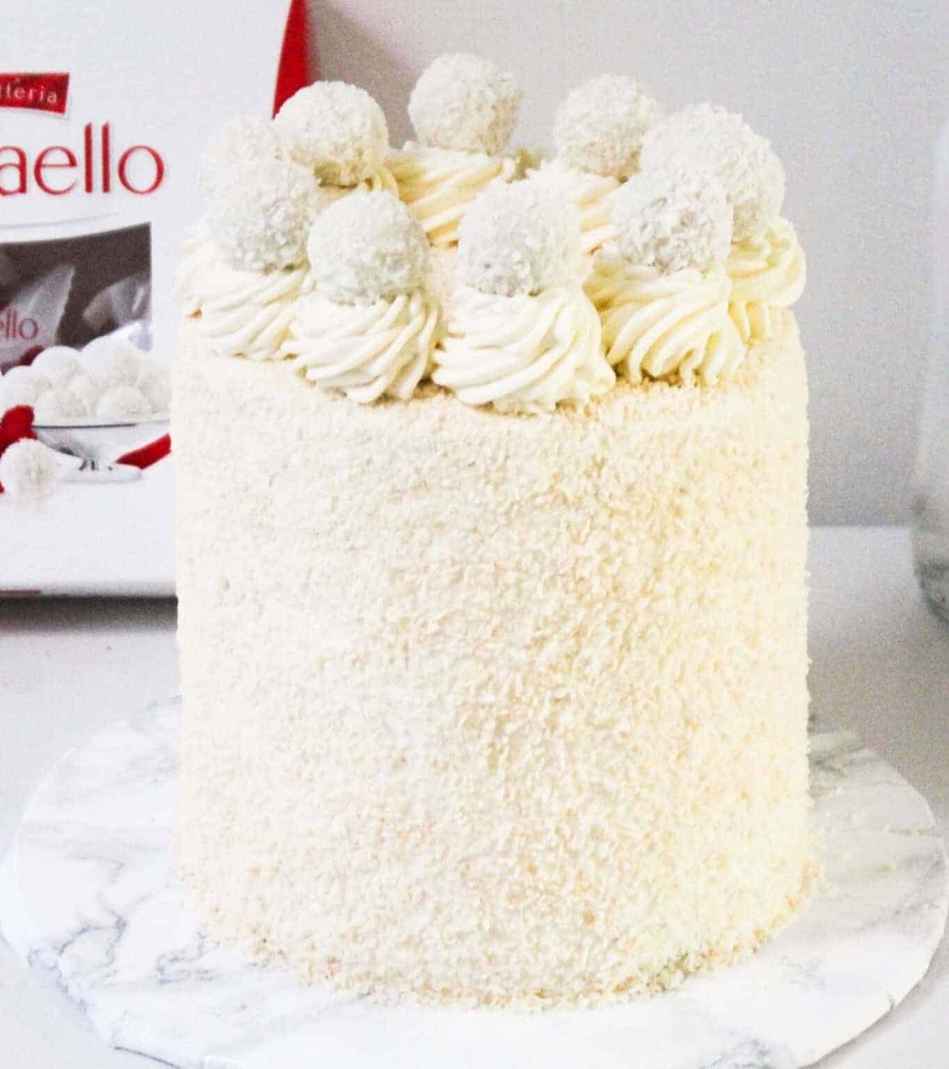 Coconut Raffaello Malibu Rum Cake - Sims Home Kitchen