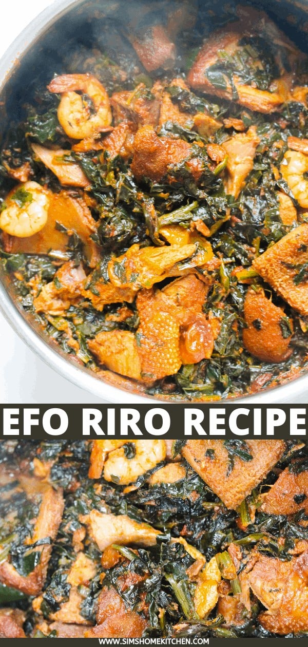 Efo Riro Nigerian Spinach Stew - Sims Home Kitchen