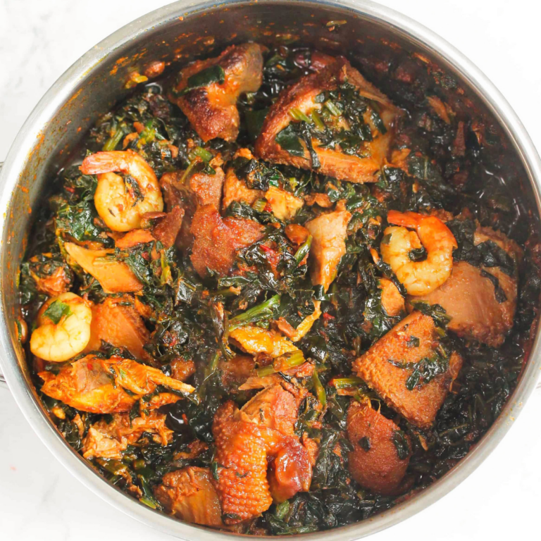 Efo Riro (Nigerian Spinach Stew Recipe) - Sims Home Kitchen