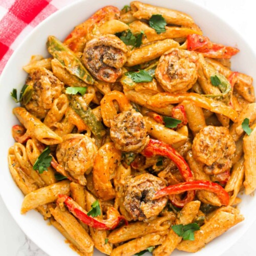 Creamy Yellow Pepper Pasta - Sims Home Kitchen