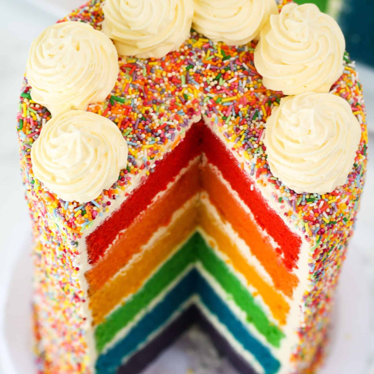 Rainbow Birthday Cake Recipe