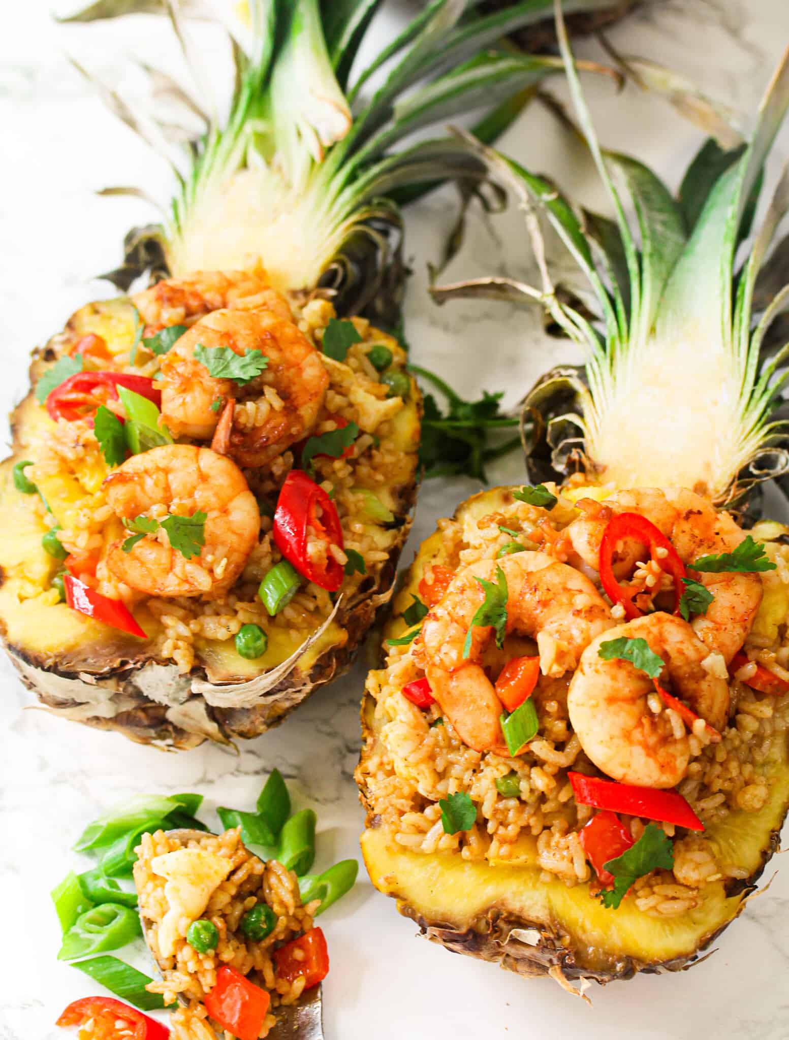 Shrimp Pineapple Fried Rice - Sims Home Kitchen