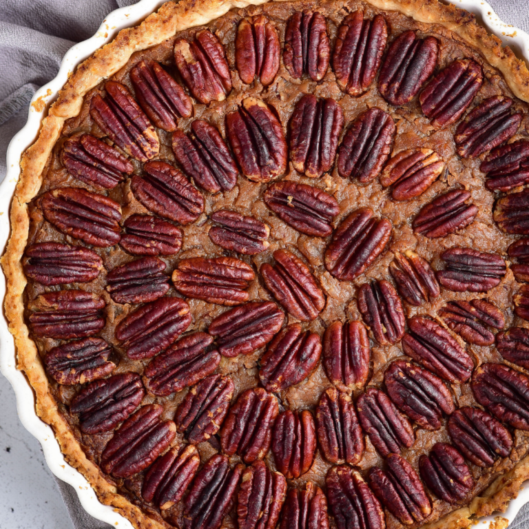 Vegan Pecan Pie - Sims Home Kitchen