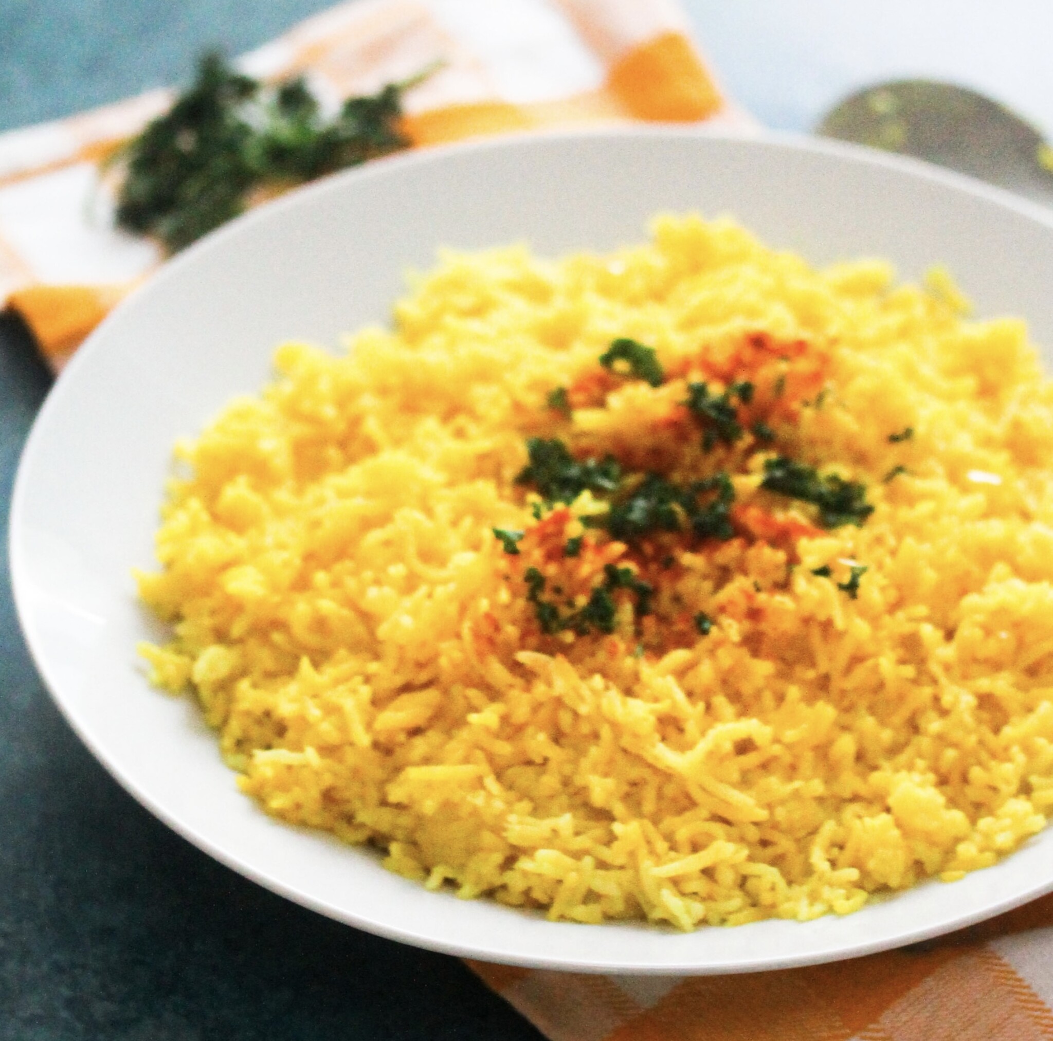Quick Indian Turmeric Rice - Sims Home Kitchen
