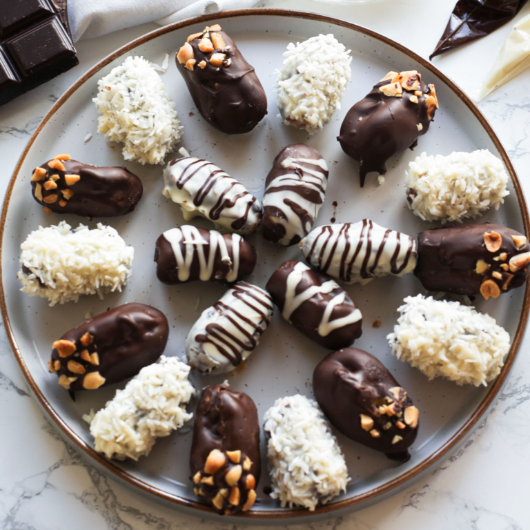 Homemade Chocolate Covered Dates - Sims Home Kitchen