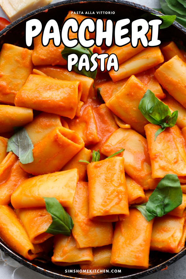 Italian Paccheri Alla Vittorio - Sims Home Kitchen