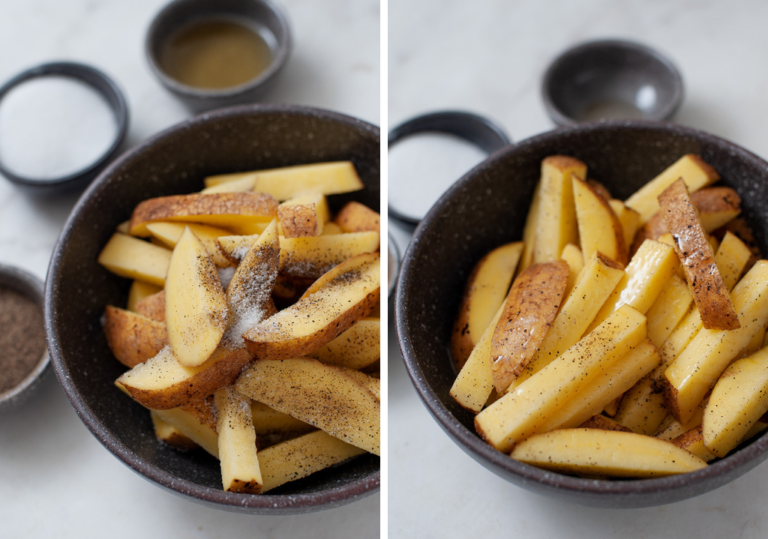 Oven Baked Skin On Fries - Sims Home Kitchen