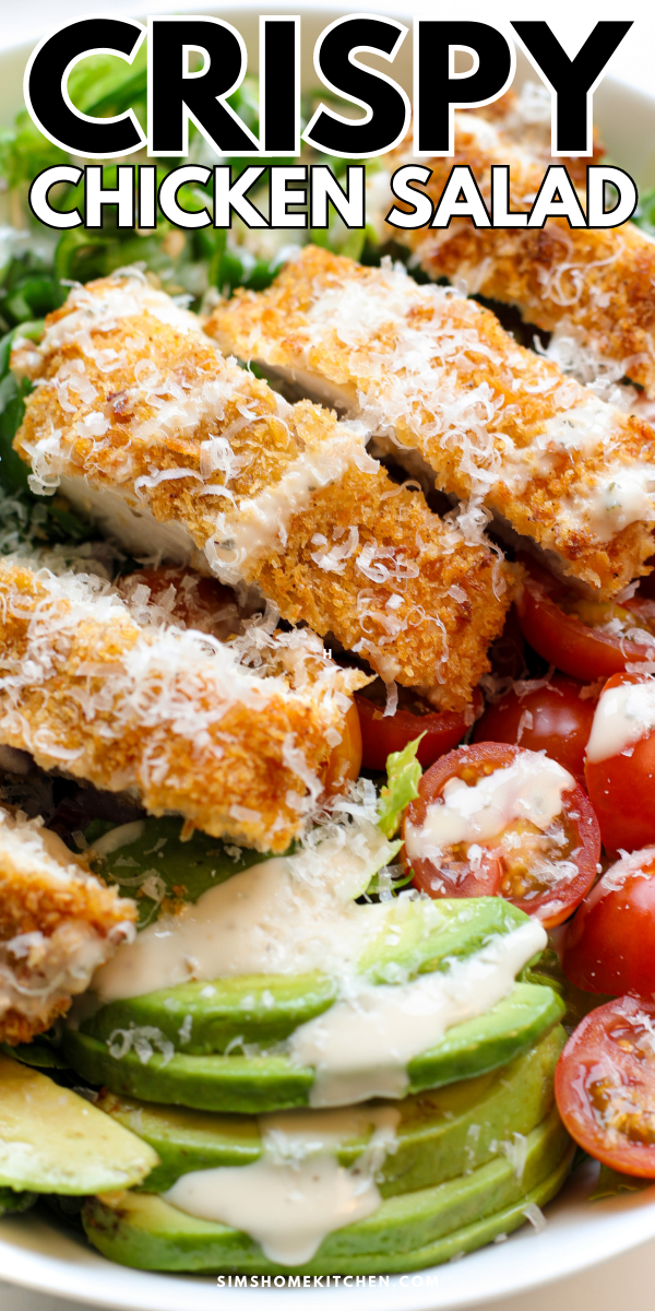 Easy Crispy Chicken Salad - Sims Home Kitchen