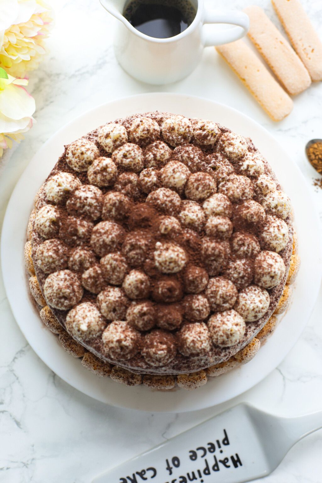 Easy Tiramisu Cake with Ladyfingers | Sims Home Kitchen