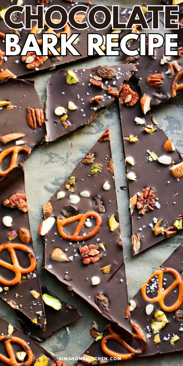 Chocolate Bark with Nuts - Sims Home Kitchen
