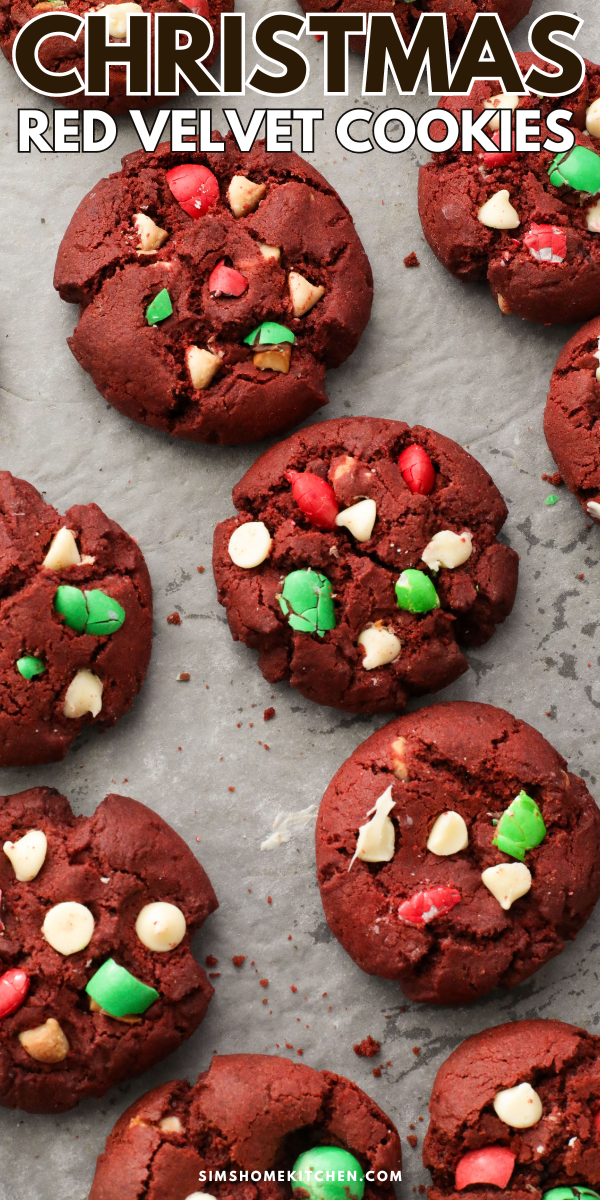 Christmas Red Velvet Cake Cookies - Sims Home Kitchen
