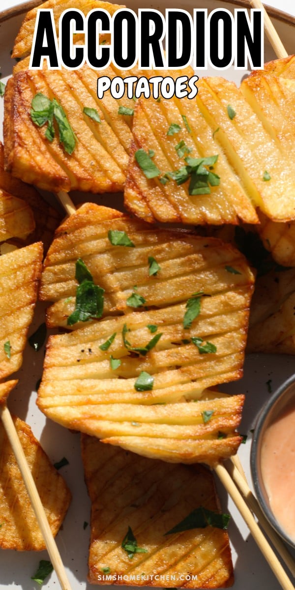 Crispy Accordion Potatoes - Sims Home Kitchen