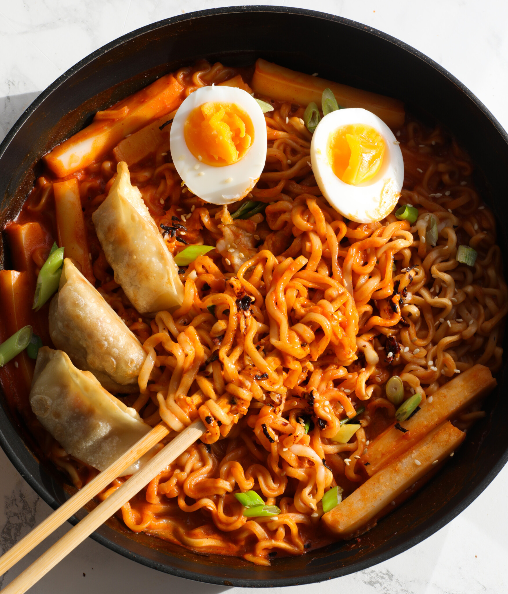 Easy Buldak Noodles Recipe - Sims Home Kitchen