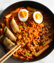 Easy Buldak Noodles Recipe - Sims Home Kitchen