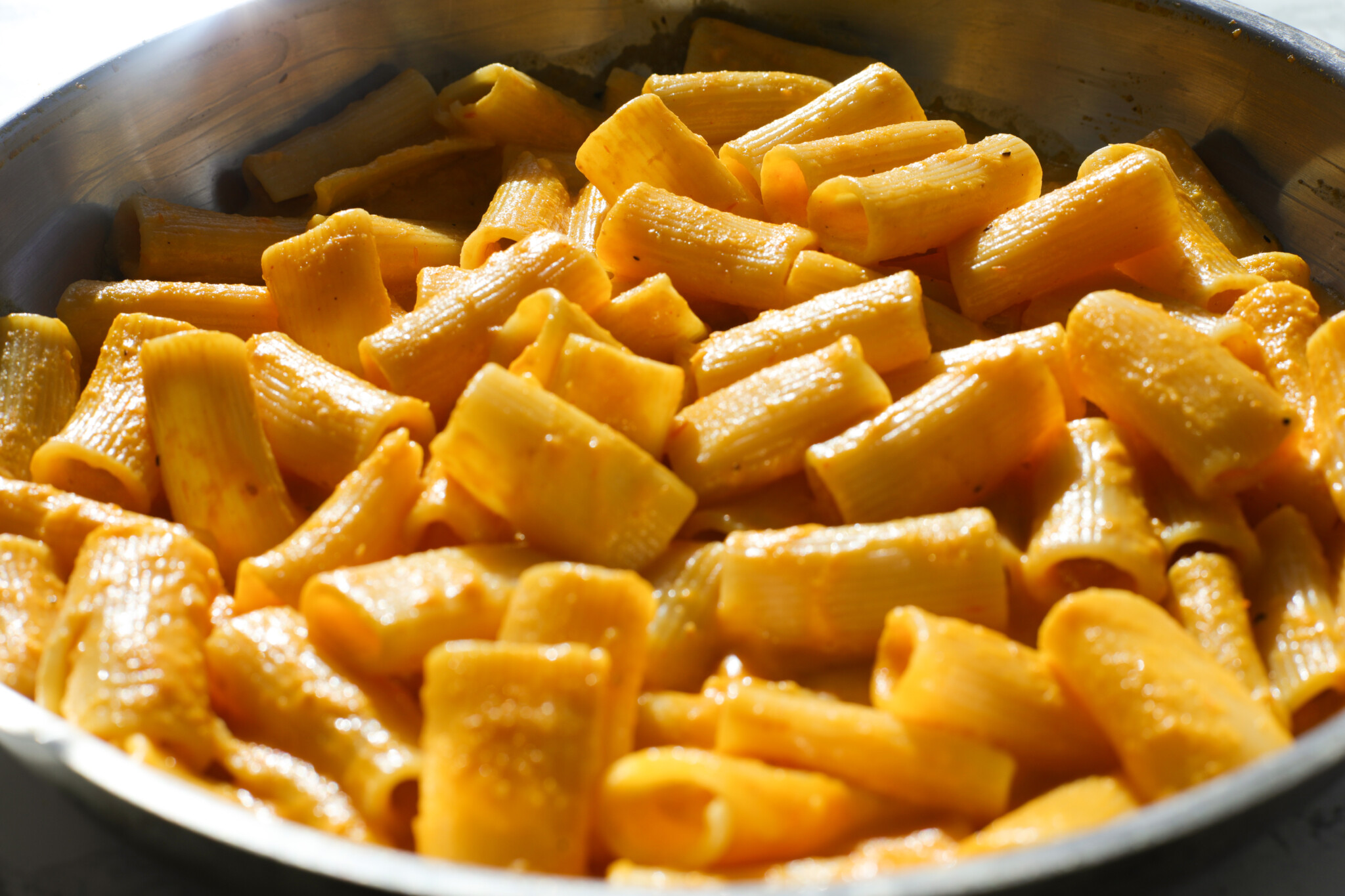 Creamy Yellow Pepper Pasta - Sims Home Kitchen