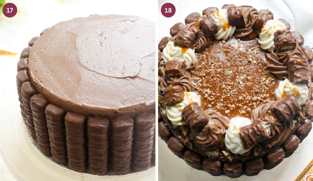 Easy Chocolate Twix Cake - Sims Home Kitchen