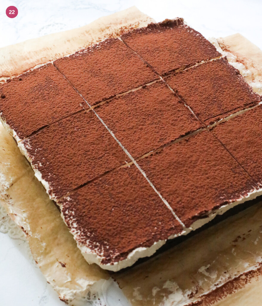 Tiramisu Brownies - Sims Home Kitchen