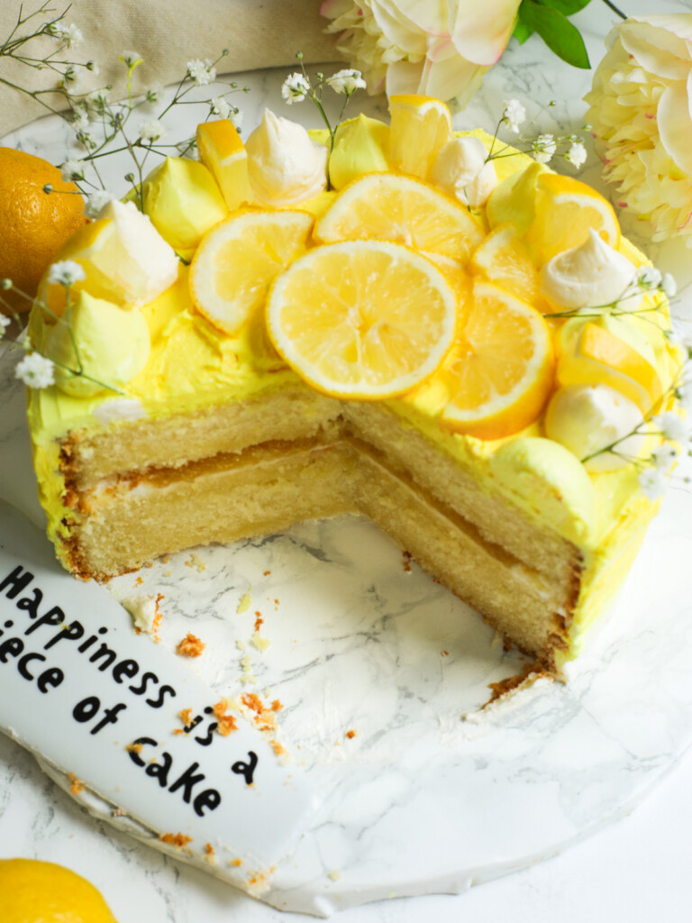 Lemon Layer Cake - Sims Home Kitchen