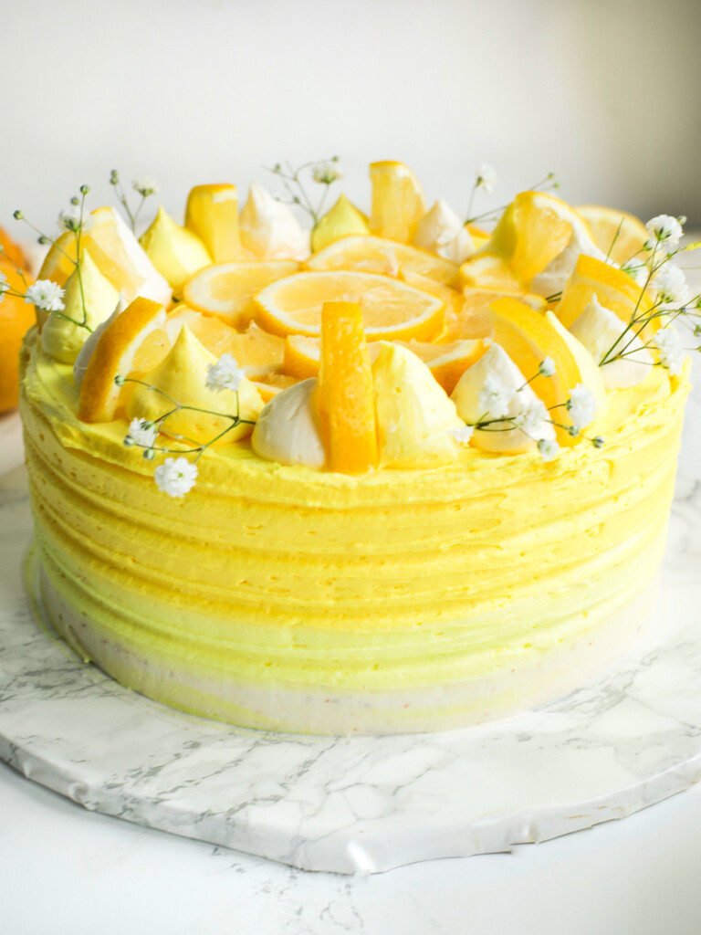 Lemon Layer Cake - Sims Home Kitchen