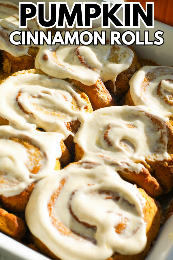 Pumpkin Cinnamon Rolls - Sims Home Kitchen